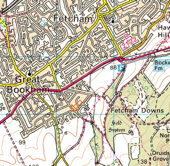 The Bookham 10k - How to get there